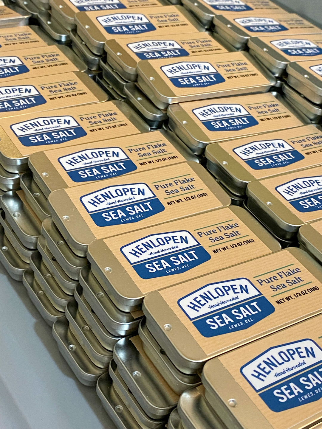 To-Go Flake Salt Tins – Henlopen Sea Salt